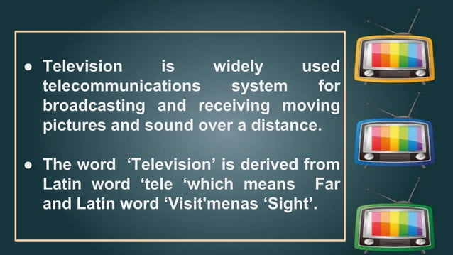 Television as mass media | PPT
