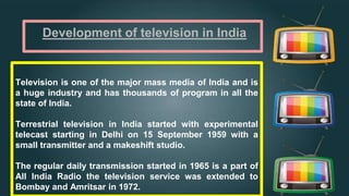 Television as mass media | PPT