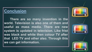 Television as mass media | PPT