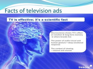 Television advertisement and their effects: facts | PPTX