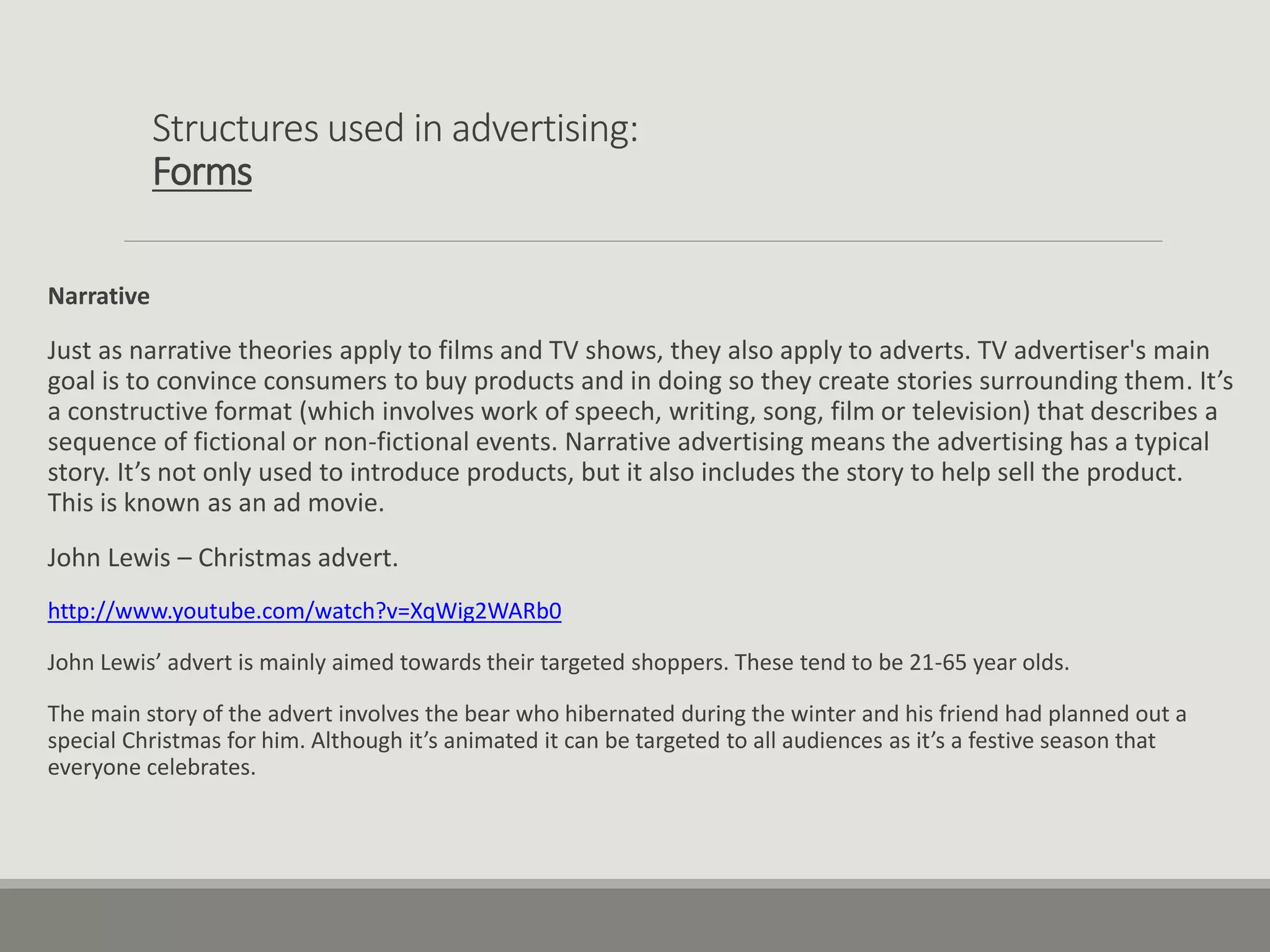 Television advertising techniques | PPTX