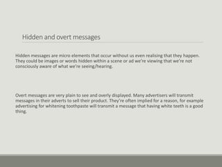 Television advertising techniques | PPTX