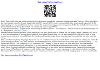 Television As Teacher Essay | PDF