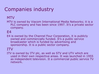 Television broadcasting | PPTX | Television | Entertainment