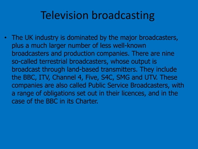 Television broadcasting | PPT