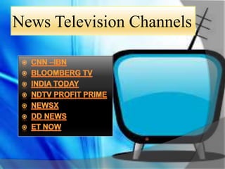 Television Channel Advertisement | PPTX