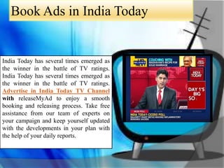 Television Channel Advertisement | PPTX