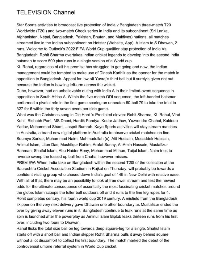 TELEVISION Channel | PDF