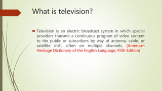 Television Culture | PPT