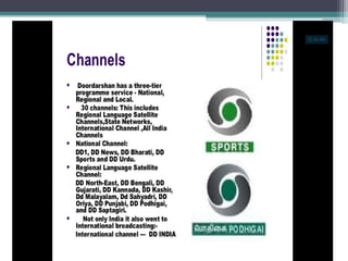 Indian Television & Doordarshan; A brief Introduction | PPTX