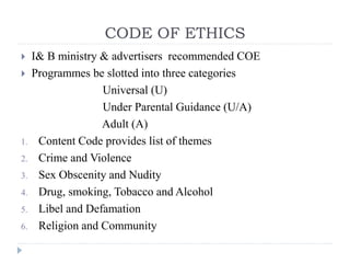 Television genres,content | PPTX