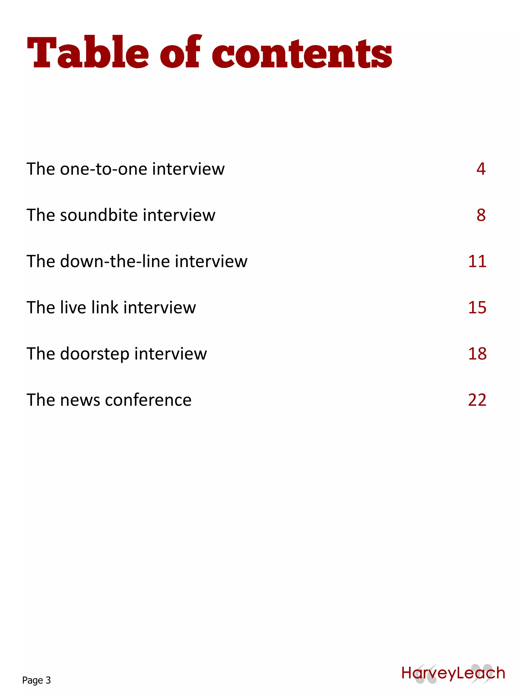 Television Interview Formats | PDF