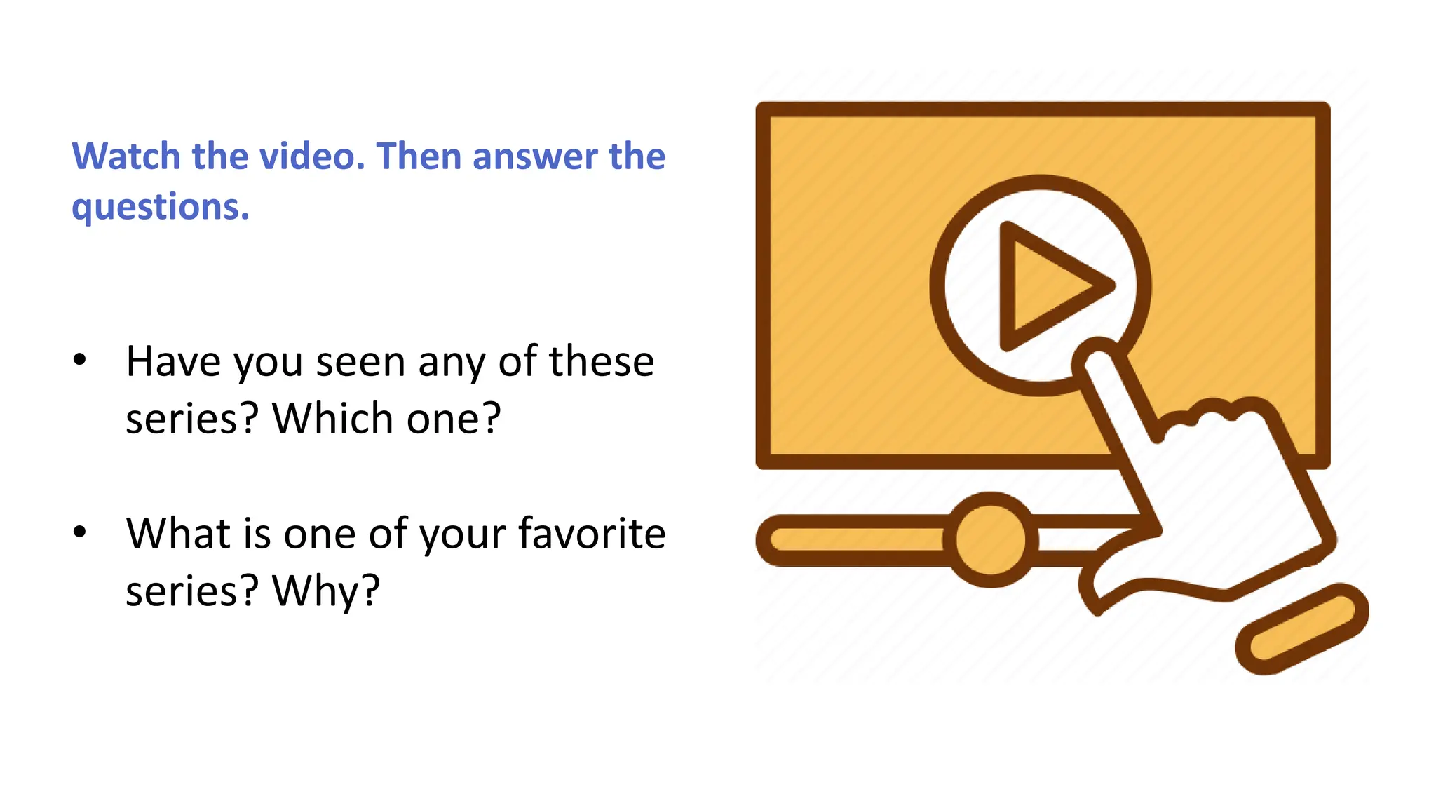 Television vocabulary with adjectives ed and ing | PPTX