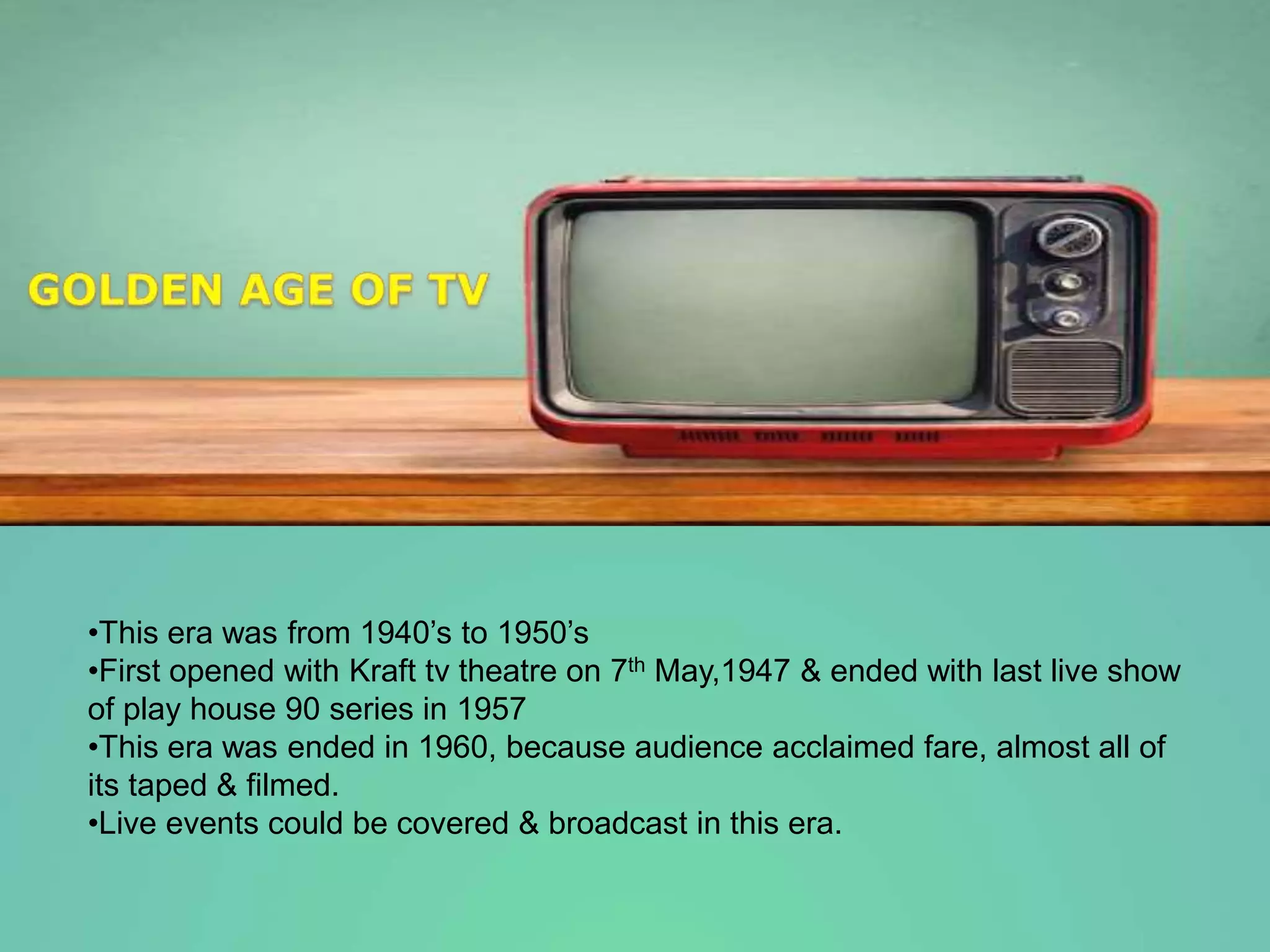 Television presentation by ajwa imran | PPT