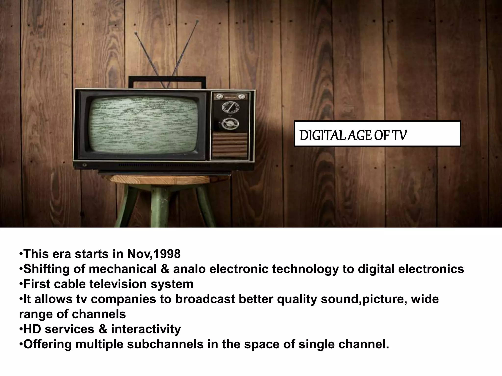 Television presentation by ajwa imran | PPT