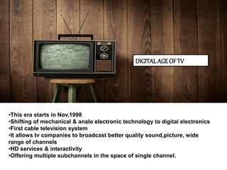 Television presentation by ajwa imran | PPT