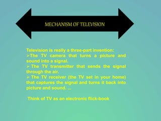 Television presentation by ajwa imran | PPT