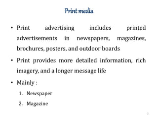 Television & print ad -creation process | PPT