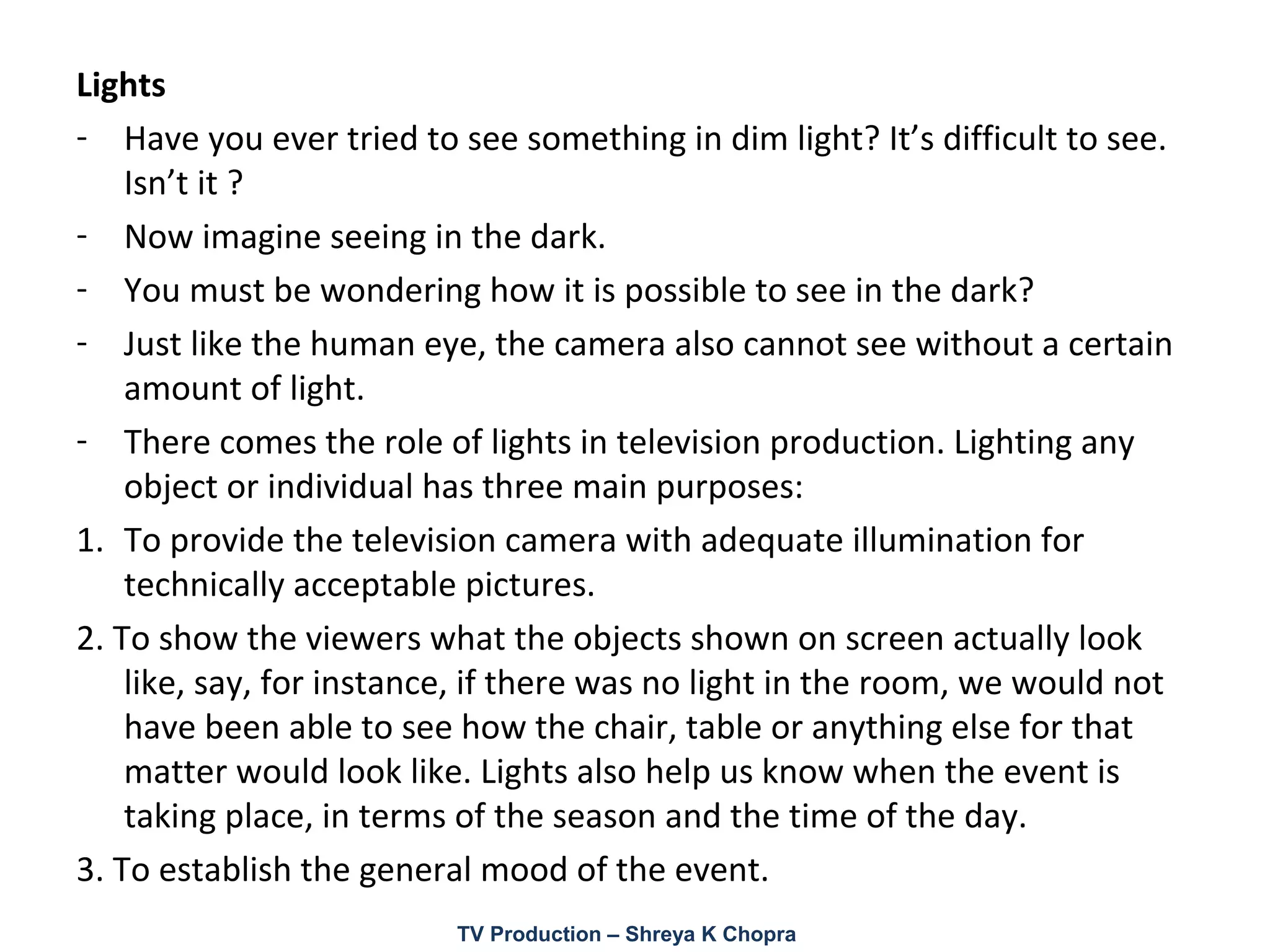 Television production Process - An insight to TV Industry | PPT