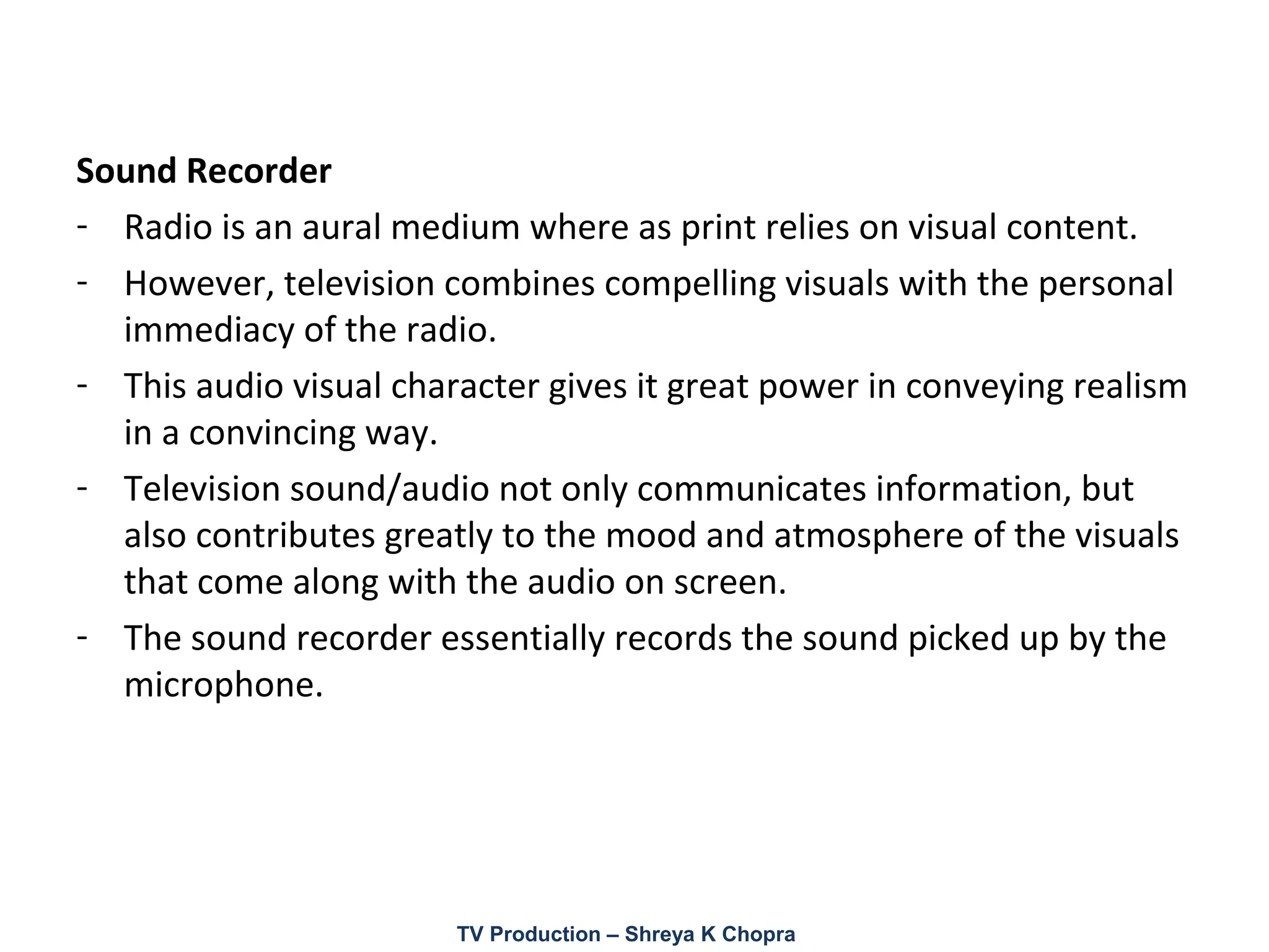 Television production Process - An insight to TV Industry | PPT
