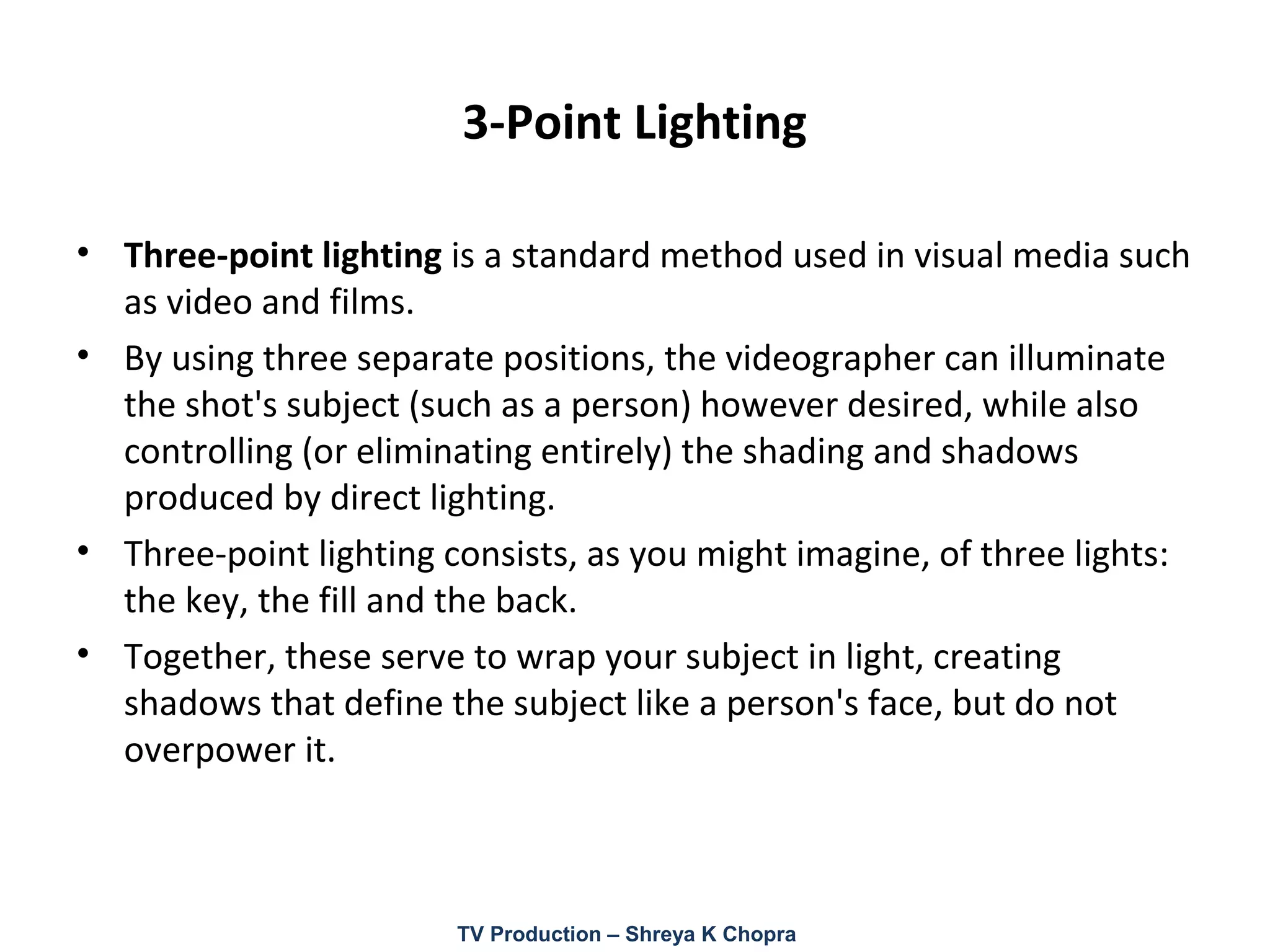 Television production Process - An insight to TV Industry | PPT