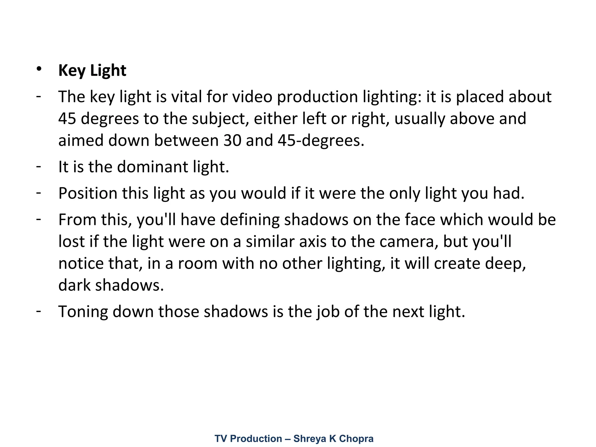 Television production Process - An insight to TV Industry | PPT