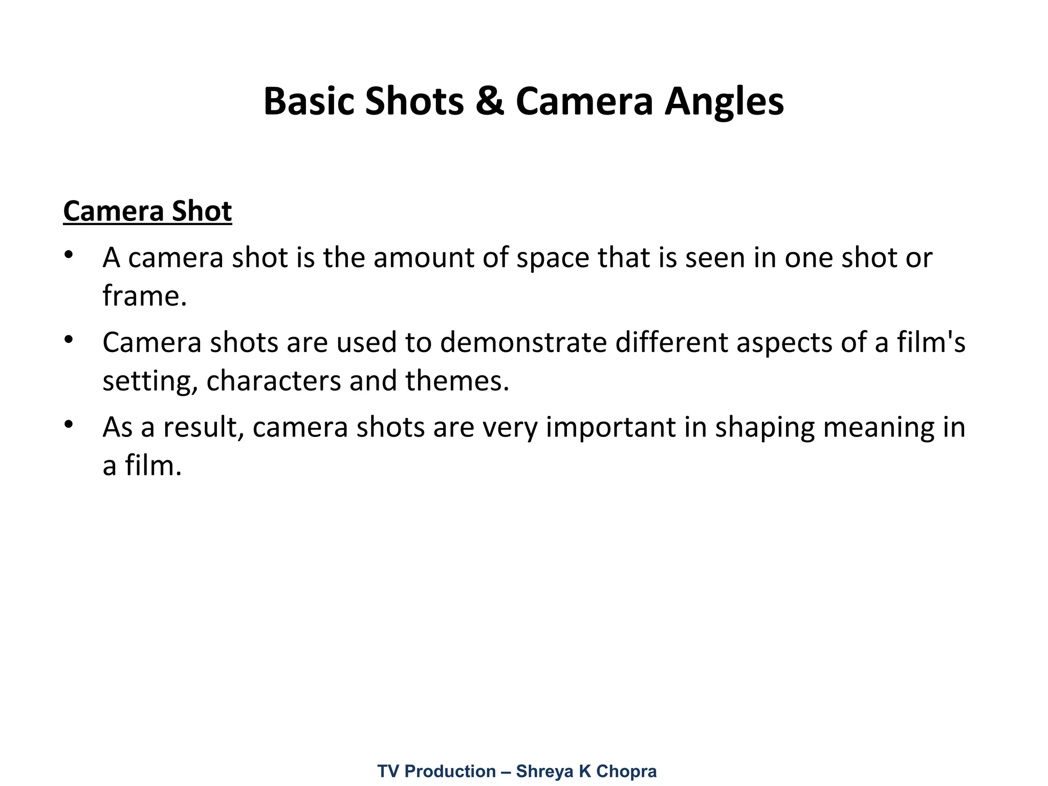 Television production Process - An insight to TV Industry | PPT