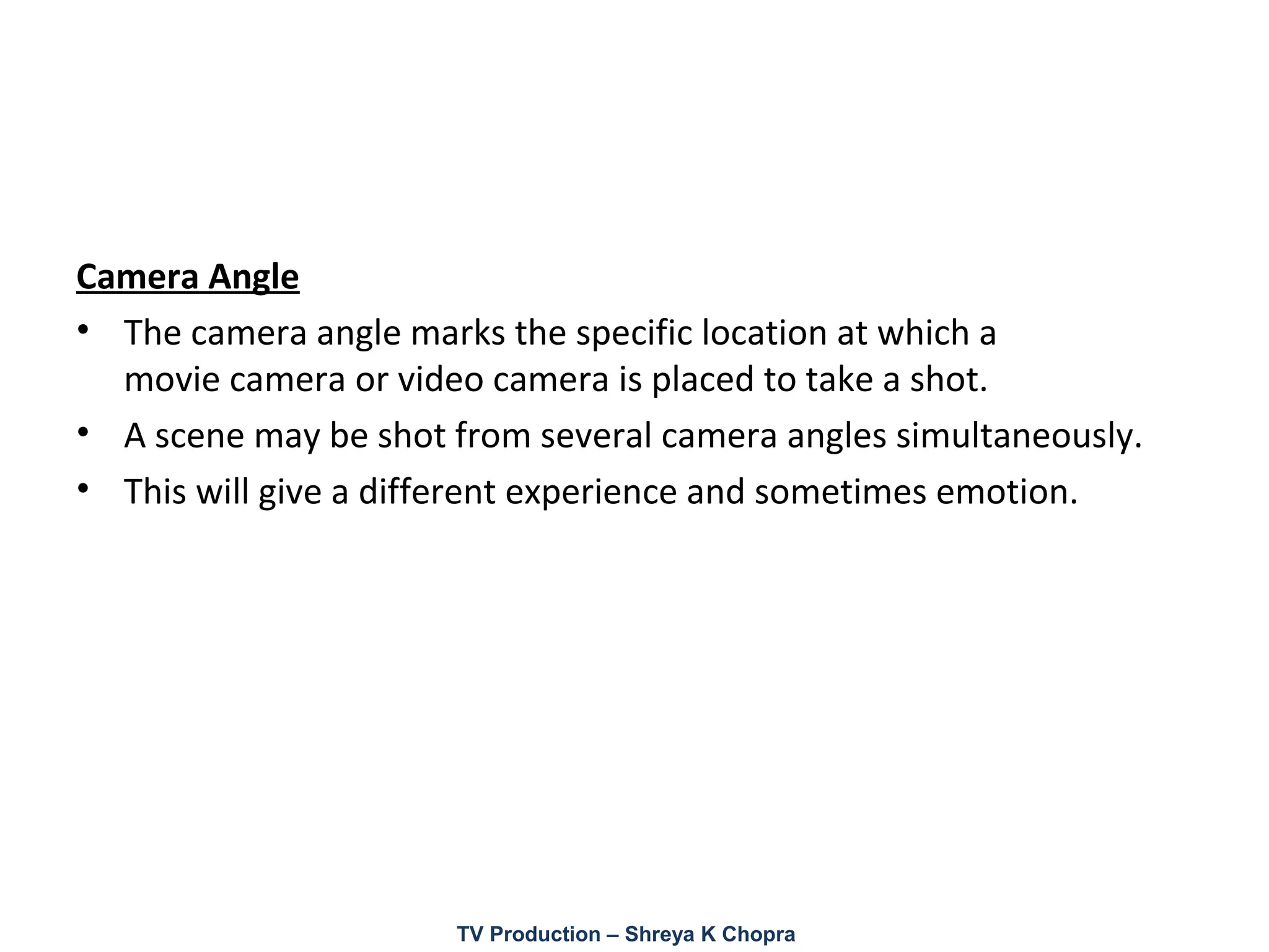 Television production Process - An insight to TV Industry | PPT