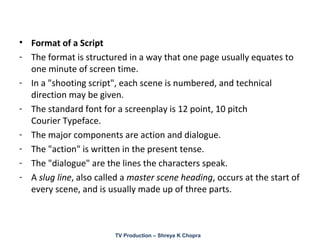 Television production Process - An insight to TV Industry | PPT