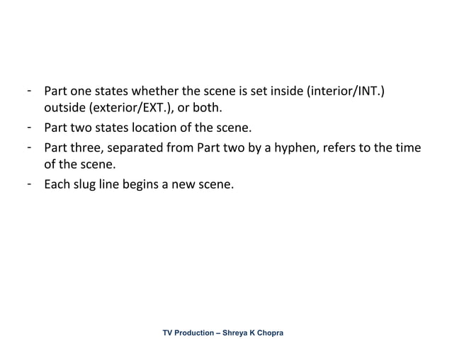 Television production Process - An insight to TV Industry | PPT