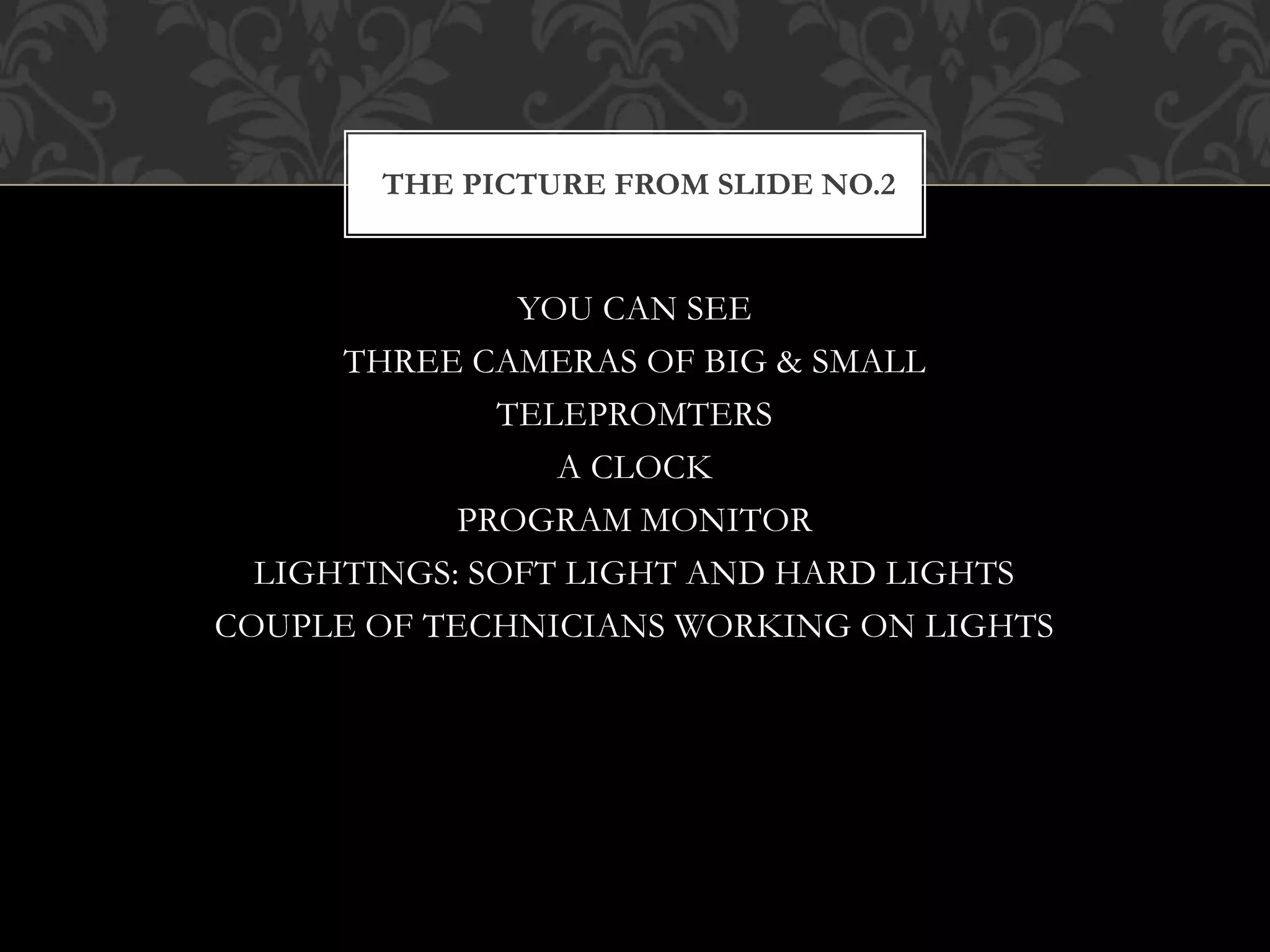 Television production basic system | PPT