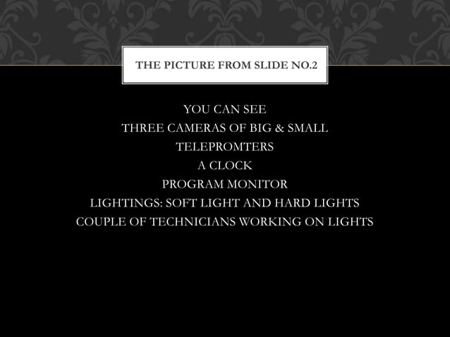 Television production basic system | PPT