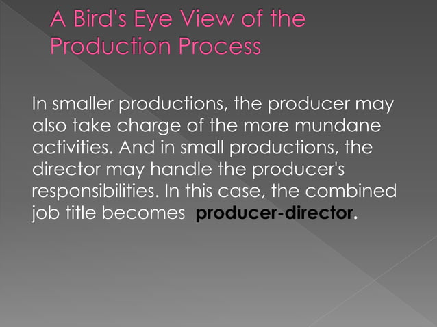 Television production module 1 a | PPTX