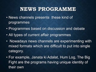 Television Programmes | PPTX