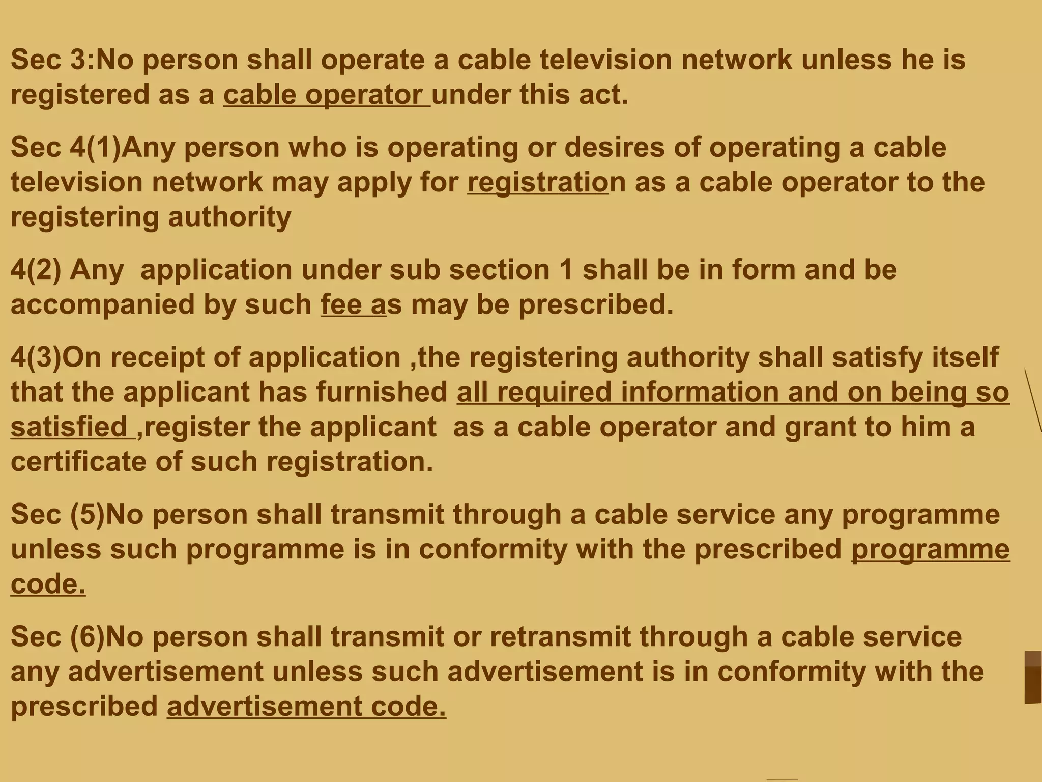 Television regulation 1 | PPT