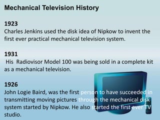 Television History, Importance, Advantages & Disadvantages | PPTX