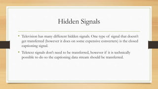 Television Standards | PPTX
