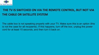 Television troubleshooting and repair | PDF