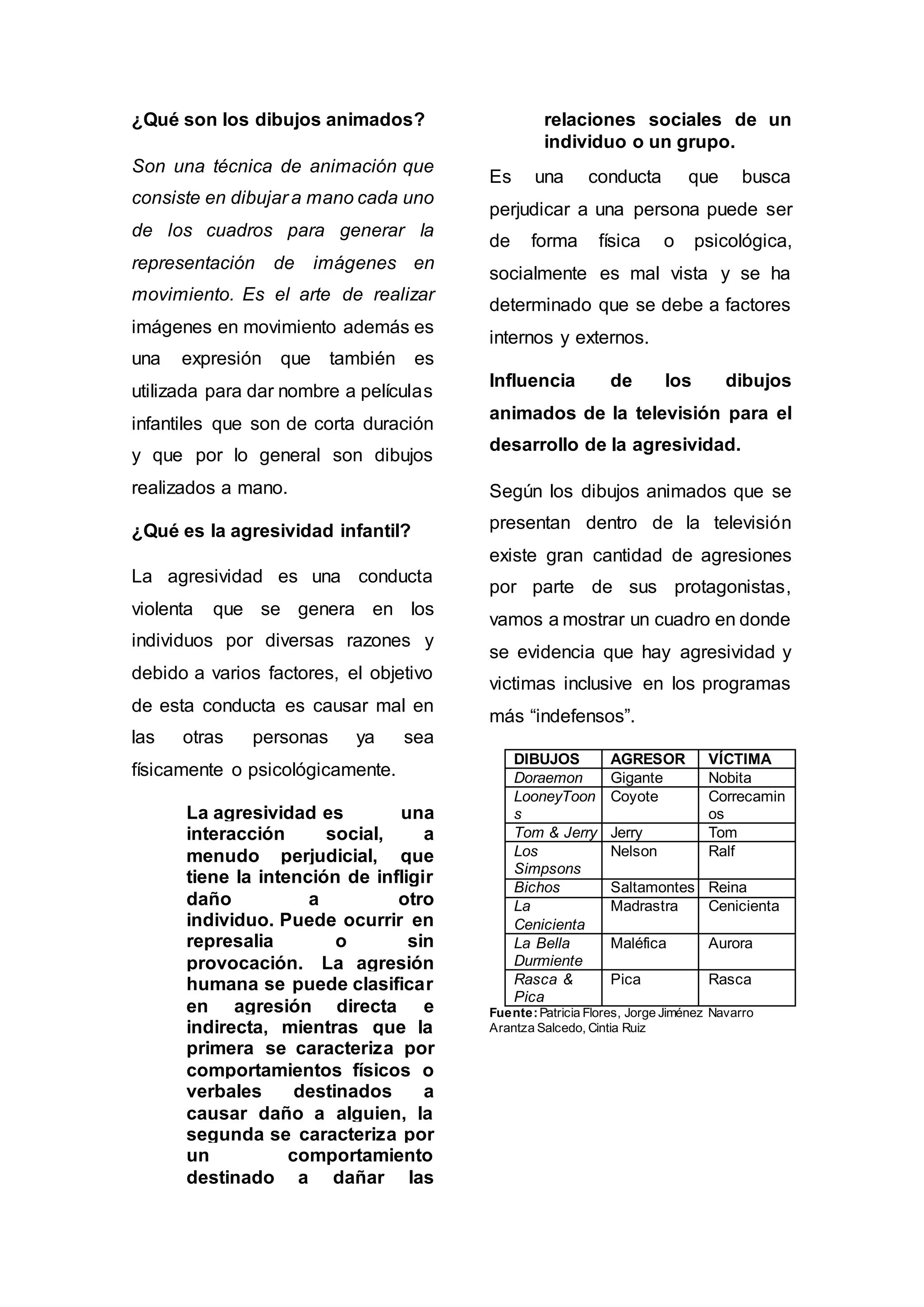 Television y agresividad articulo | DOCX | Parenting Babies and ...