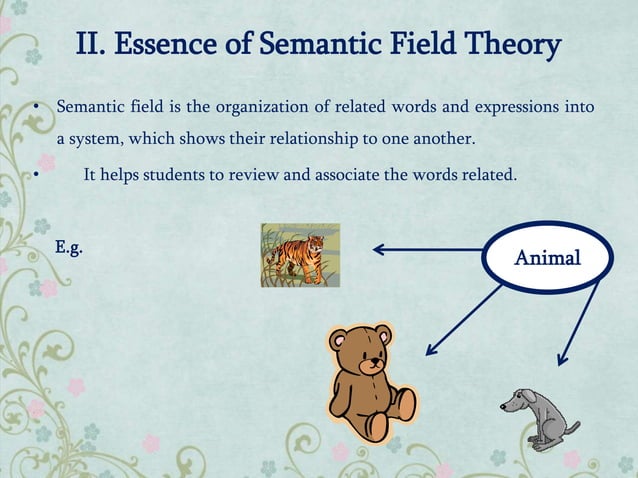 semantic field in fairy tales | PPT