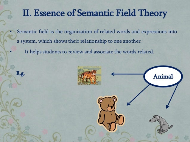 semantic field in fairy tales