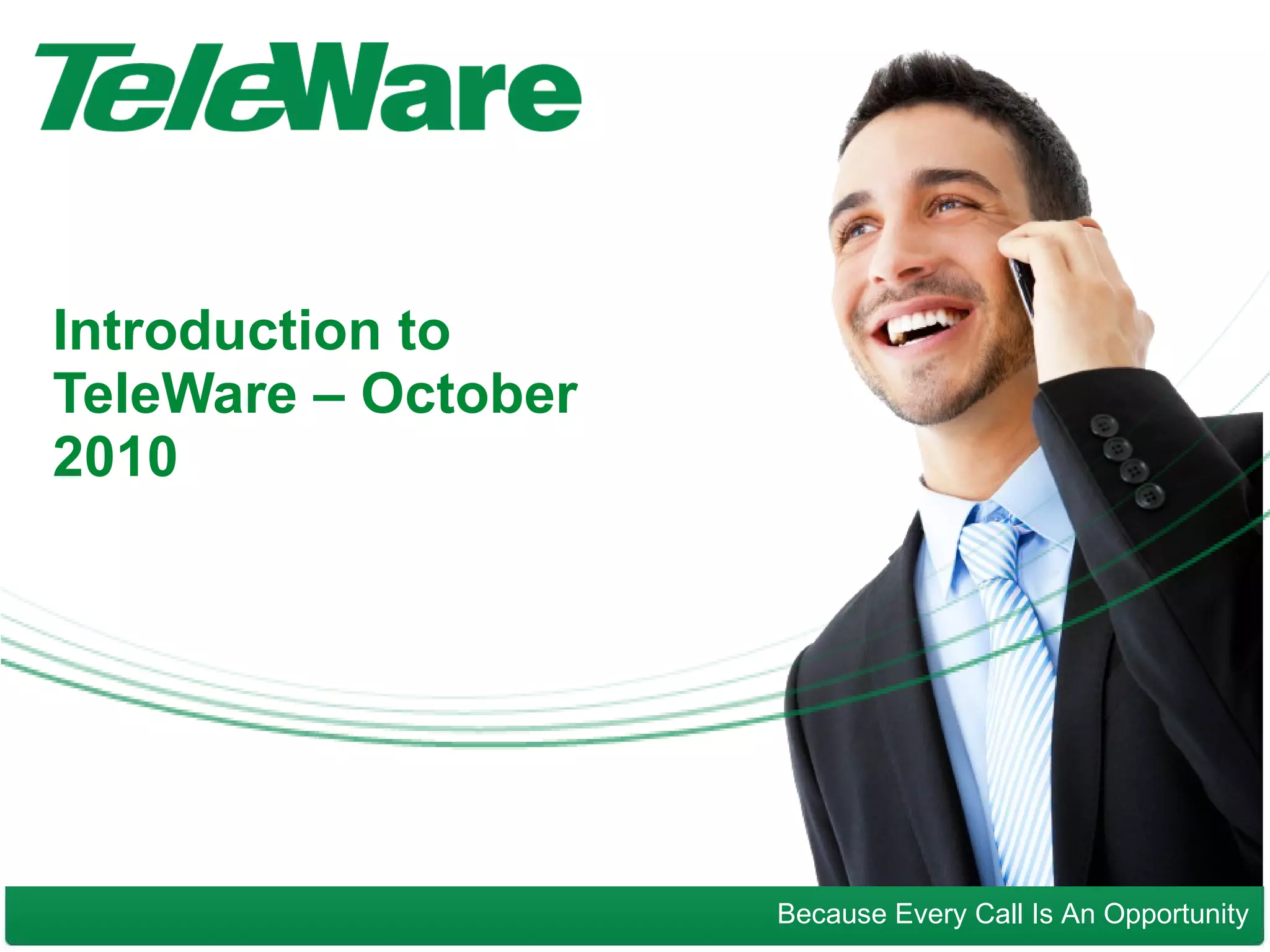 Teleware introduction2010 | PPT