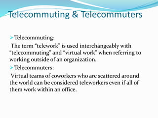 Teleworking | PPTX