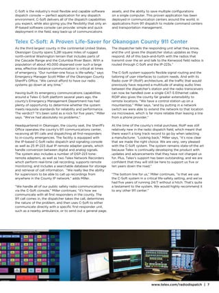 Telex Radio Dispatch: brochure | PDF