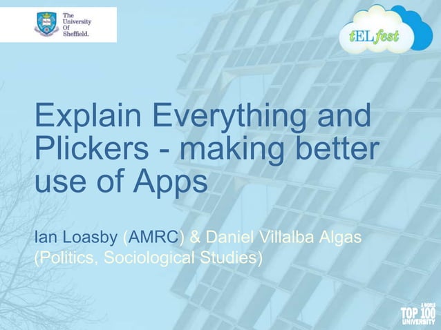 Explain Everything & Plickers | PPT