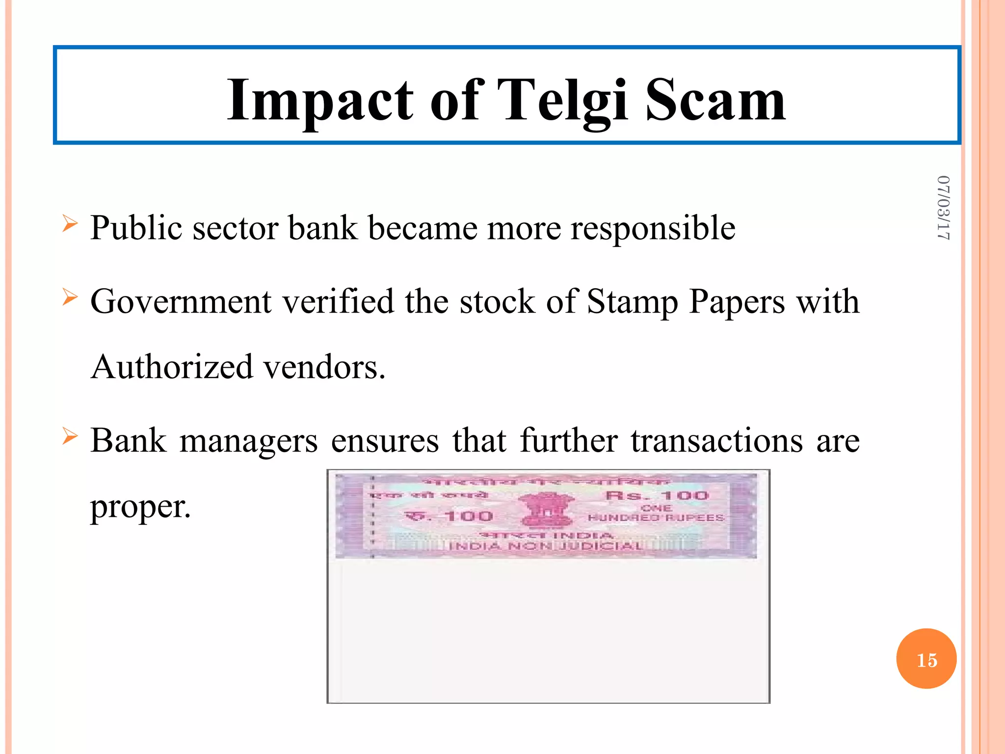 Telgi scam | PPT
