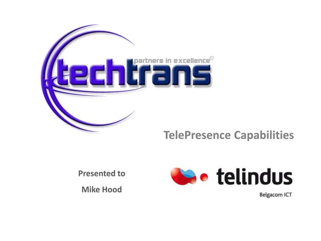 Telindus techtrans tp capabilities | PPT