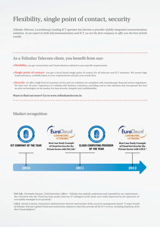 Telindus telecom-brochure | PDF