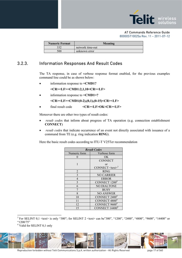 Telit at commands_reference_guide_r11 | PDF | Programming Languages | Computing