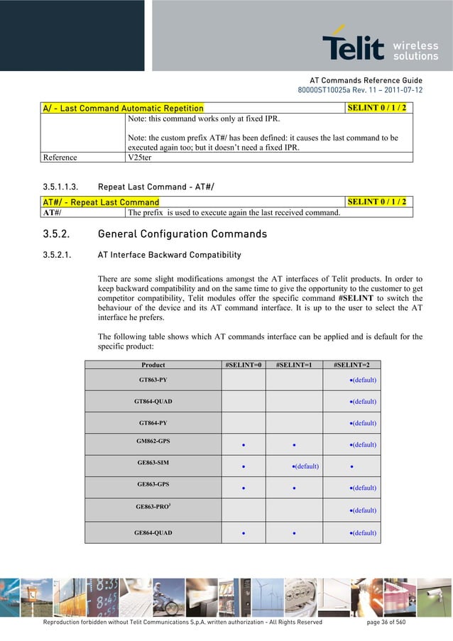 Telit at commands_reference_guide_r11 | PDF | Programming Languages | Computing